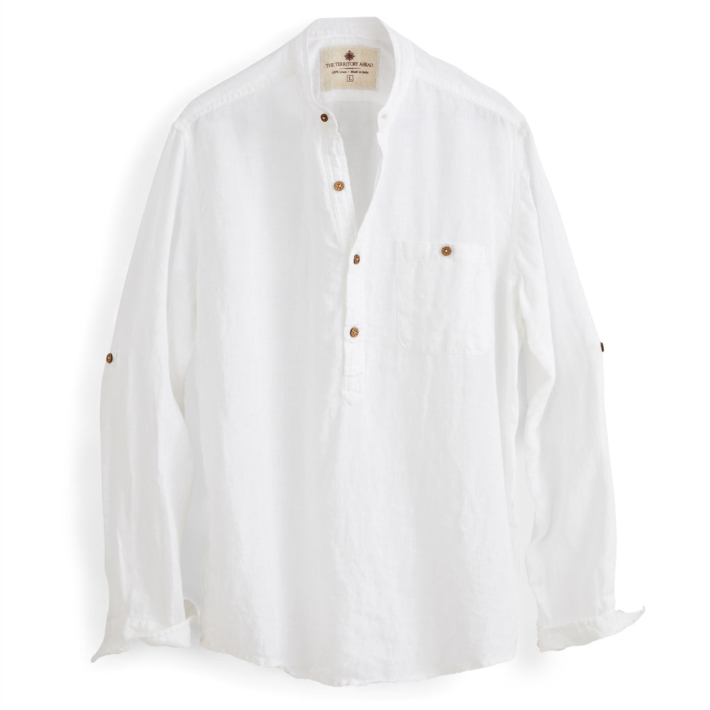Windsail White Linen Popover - Tall – The Territory Ahead