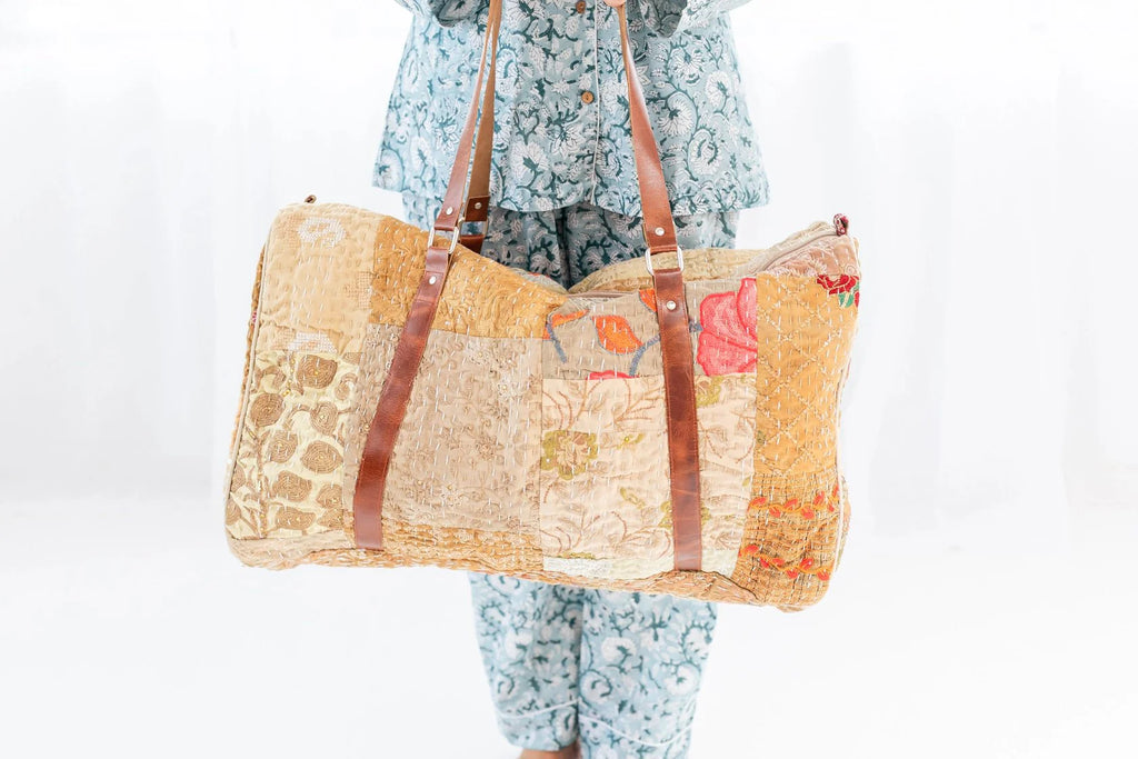 Kantha Patchwork Duffel – The Territory Ahead
