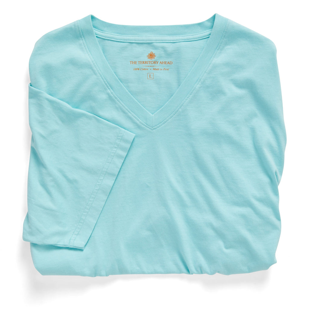 Peruvian Pima V-Neck - Tall – The Territory Ahead