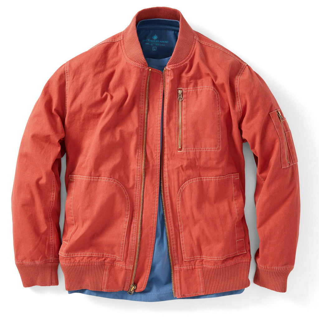 Tall Renegade Road Poplin Bomber – The Territory Ahead